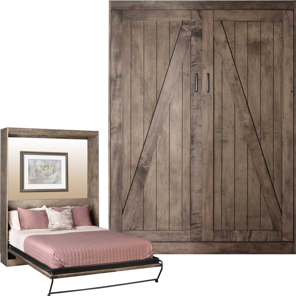 Solid Wood Furniture: Barn Door Wall Bed | Stuart David